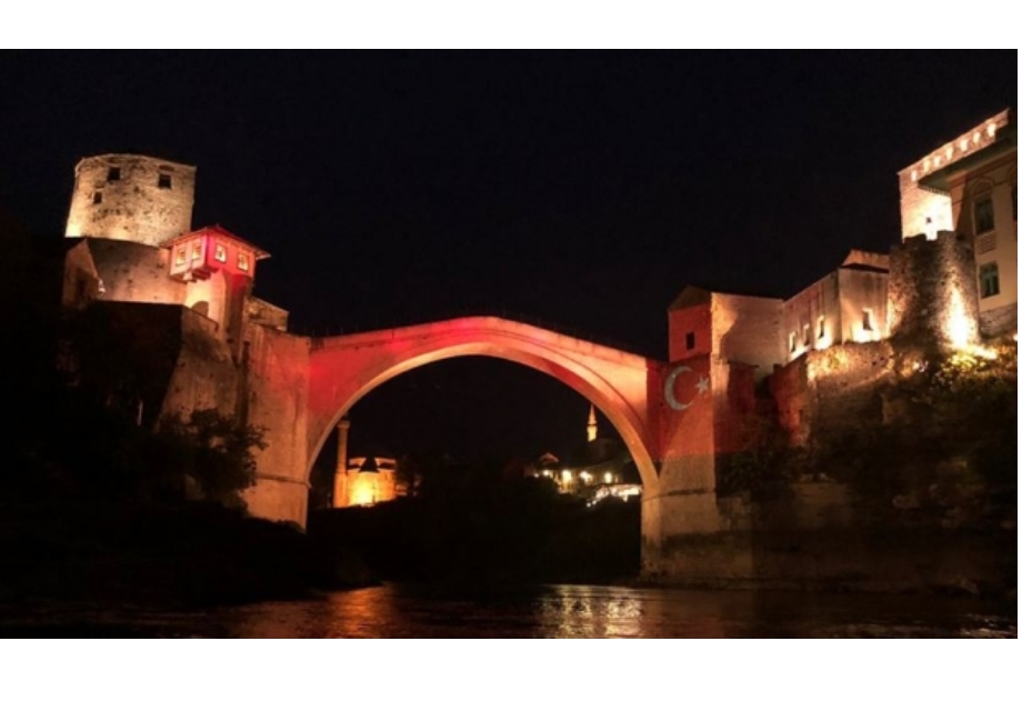 Mostar Köprüsü, TBMM’nin açılışının 100. yılı dolayısıyla Türk ... Mostar Köprüsü, TBMM’nin açılışının 100. yılı dolayısıyla Türk ...
